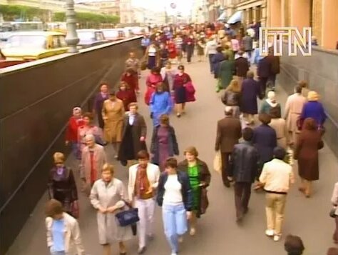 Leningrad '86 _ Rare Footage of Soviet City During Gorbachev's ...