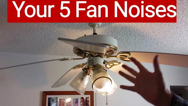 Your 5 ceiling fan noises & what makes them to help you fix your fan ...