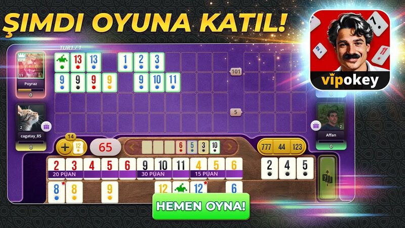 VIP OKEY | 101 Okey nasıl oynanır? - Yandex Video aramada çevrimiçi izle