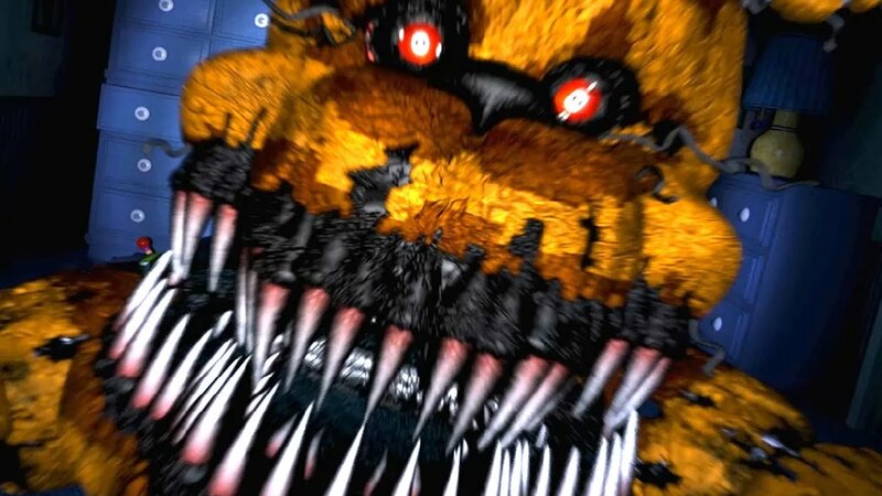 Five Nights at Freddy's 4 Nightmare Fredbear Jumpscare - Смотреть ...