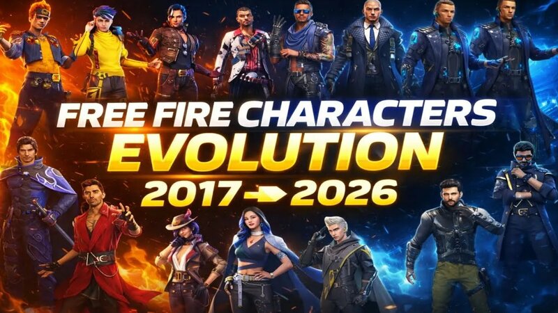 Free Fire All Characters History 2017–2026 | Complete Character ...