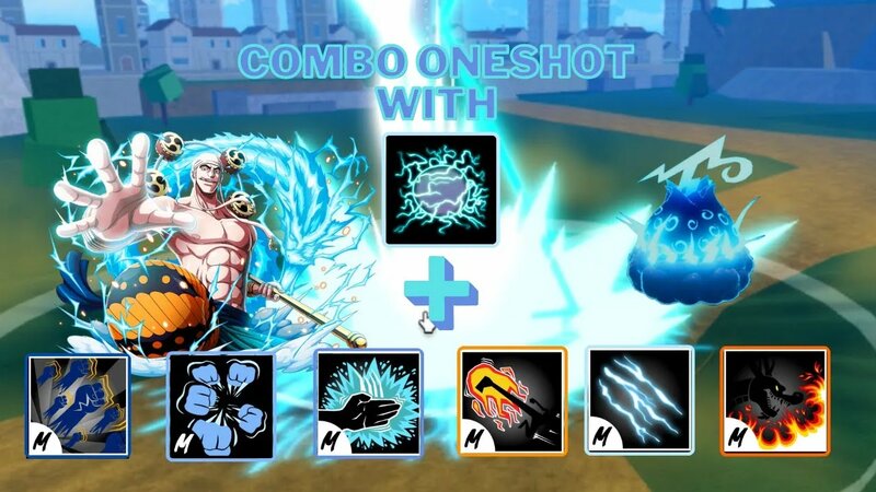 Combo One Shot With Rumble And All Melee | Blox Fruits update 17. 3 ...