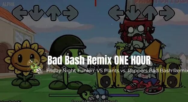 Bad Dash Remix Song -Friday Night Funkin' VS Plants vs. Rappers Bad ...