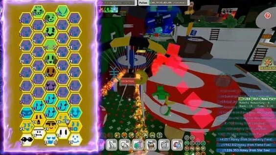 Синий УЛЕЙ новая мета в Bee Swarm Simulator | BLUE HIVE is a new meta ...