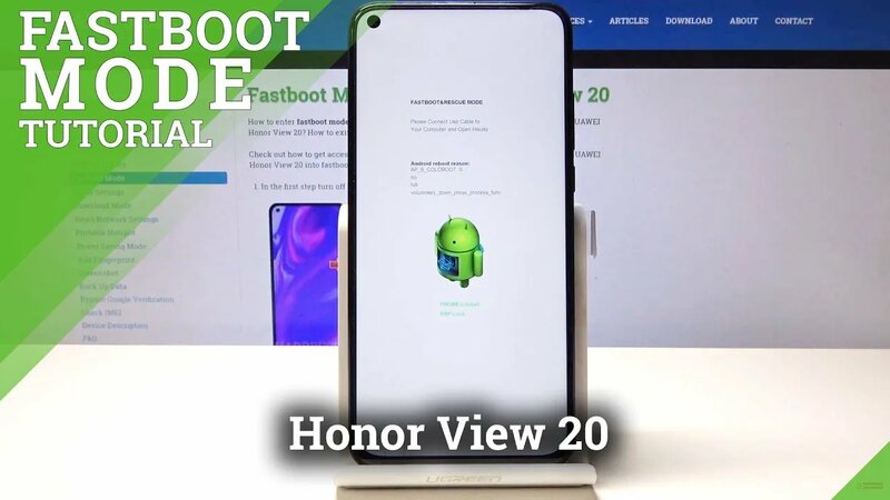 How to Enter Fastboot Mode in Huawei Honor View 20 - Fastboot Menu ...