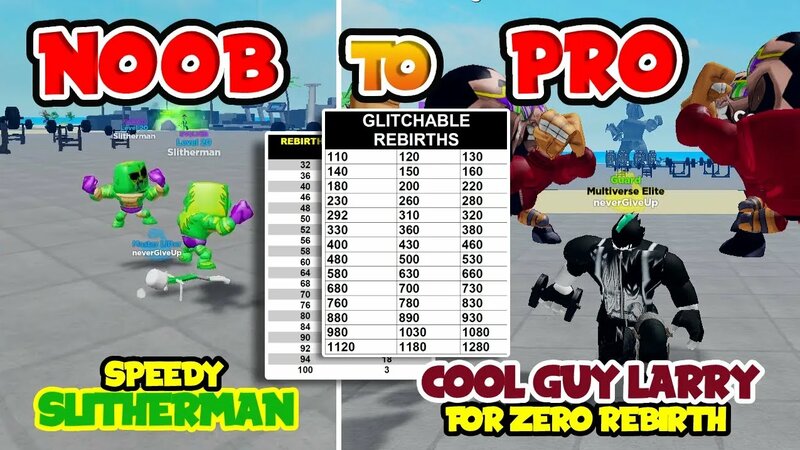 From Noob To Pro - Using Slitherman and Cool Guy Larry | Roblox Muscle ...