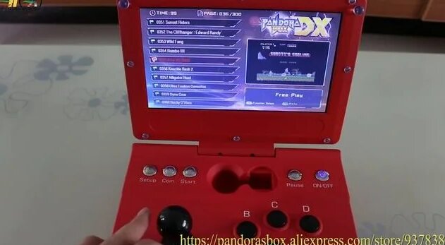 Pandora Box DX 3000 in 1 clamshell mini arcade Retro Portable game ...