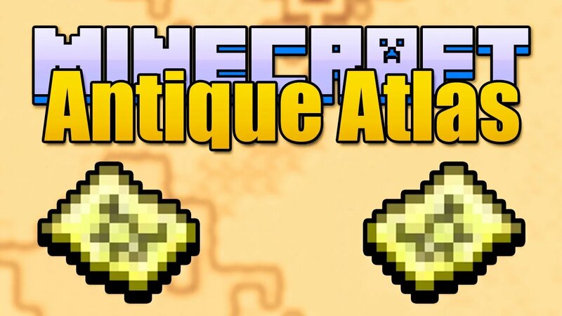Minecraft Antique Atlas Mod - Old Style Maps! (Minecraft v1.7.10 Mod ...