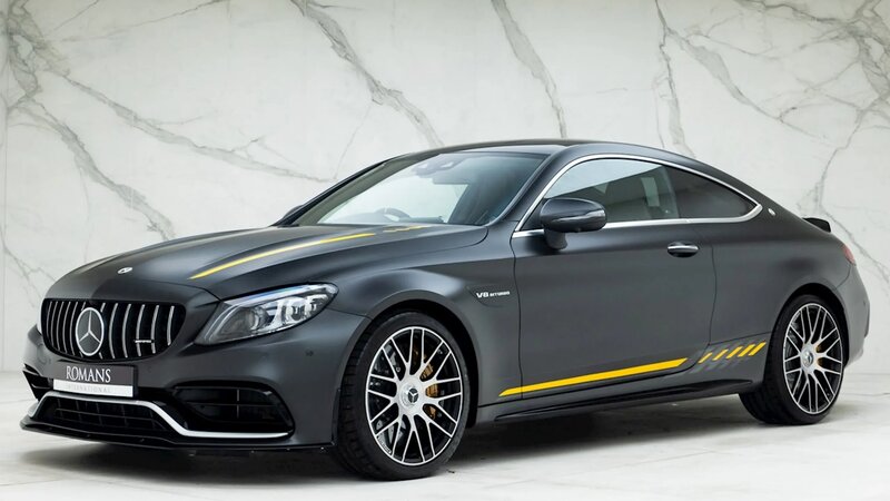 2022 Mercedes-AMG C 63 S Final Edition в цвете Designo Graphite Grey ...