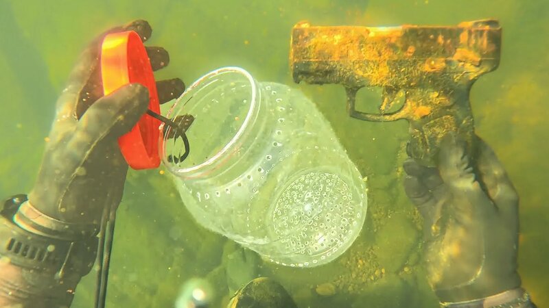Discovering Hidden Weapons: Scuba Diving for Dangerous Finds! - Watch ...