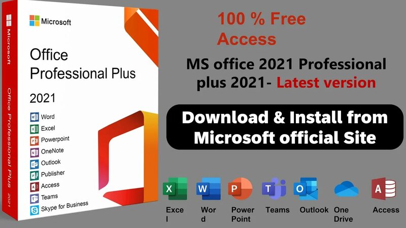 Download & Install MS office 2021 Pro plus | latest version from ...