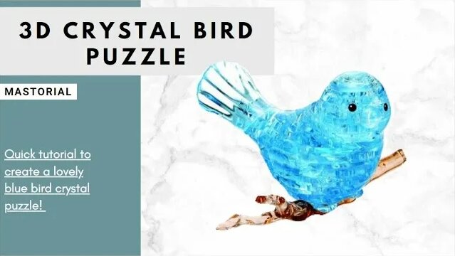 3D Crystal Puzzle Bird Puzzle: Step by Step Instructions - Смотреть ...