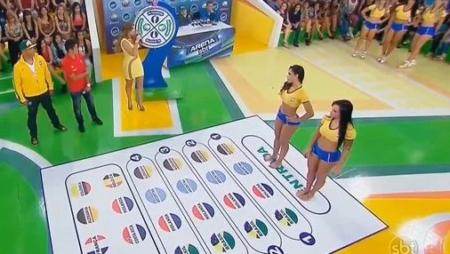 Brazilian Water Slide Gameshow - Drowning goose