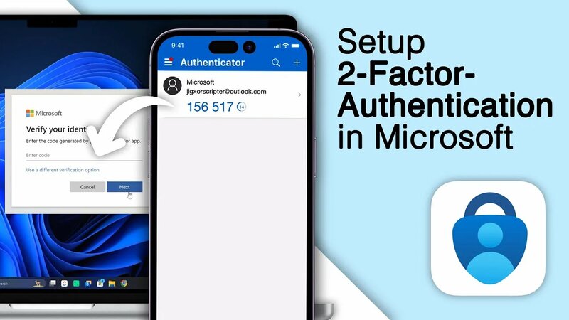 How To Setup Microsoft Authenticator App! [2024] - Yandex Video aramada ...