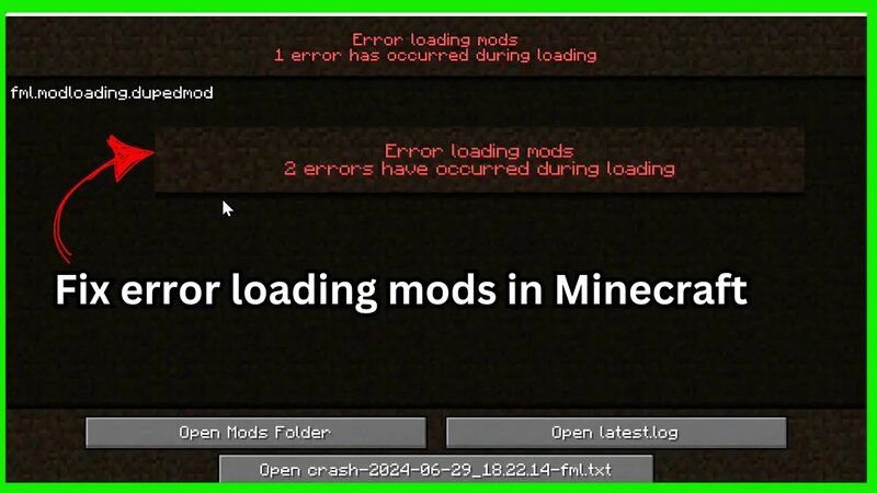 How to fix error loading mods in Minecraft (Full Guide) - Смотреть ...