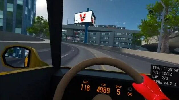 V-Speedway - VR гонки с уникальной механикой руления "руками" для ...