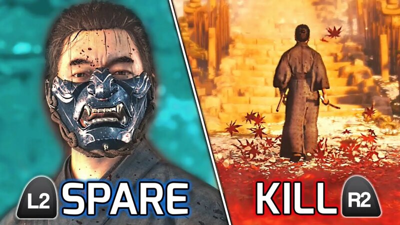 Ghost of Tsushima: KILL or Spare - Both Ending Choices [PS4 PRO ...
