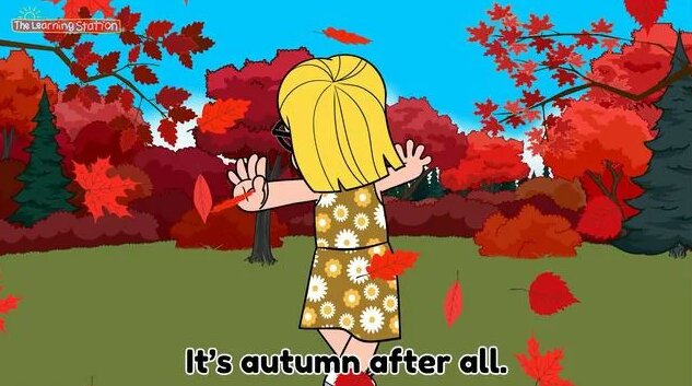 It's Autumn Color Song Song About the Fall Season Kids Songs by The ...