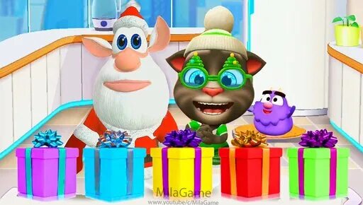 МОЙ Говорящий ТОМ 2 #56 друзья Анджела Ухаживаем за питомцем #Том_2 # ...