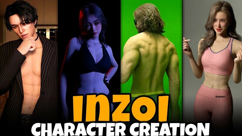 inZOI Character Creation (Male & Female, Full Studio Customization, All ...