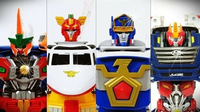 헬로카봇 마이티가드 케이캅스 펜타스톰 로드세이버 변신 놀이 Hello carbot Giant robot Play ...