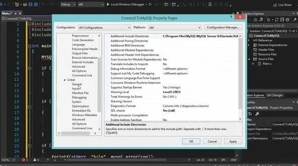 Connect C Applications to MySQL Database Using Visual Studio 2022 (with ...