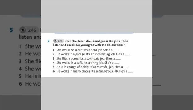 English plus 6, unit 9, p 104, exercise 5, track 2.46 - Смотреть онлайн ...
