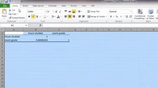 How to Calculate a Correlation in Microsoft Excel - Pearson's r ...