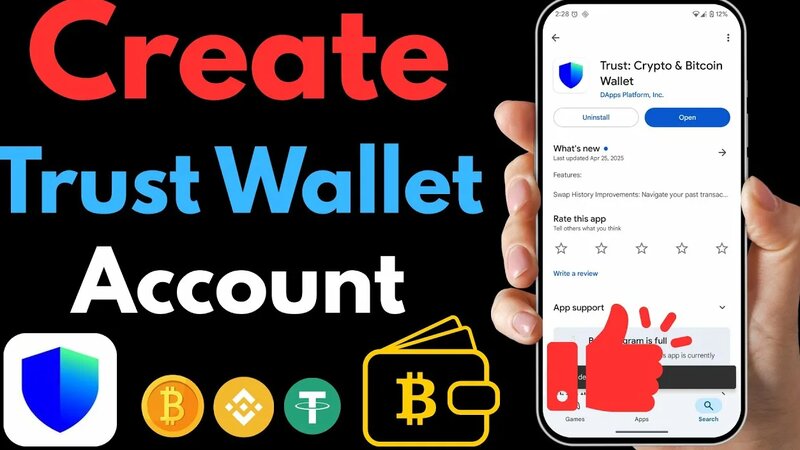 How to Create Trust Wallet Account 2025 | How to Set Up a Trust Wallet ...