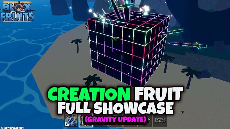 NEW Creation Fruit FULL Showcase! (Blox Fruits Gravity Update) (Barrier ...