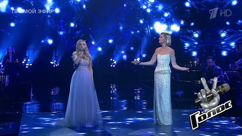 Виктория Соломахина и Полина Гагарина. «Колыбельная». Голос 11. Финал ...