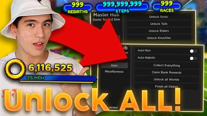 (Pastebin 2025) Roblox NEW Sonic Speed Simulator Script Exploit GUI ...