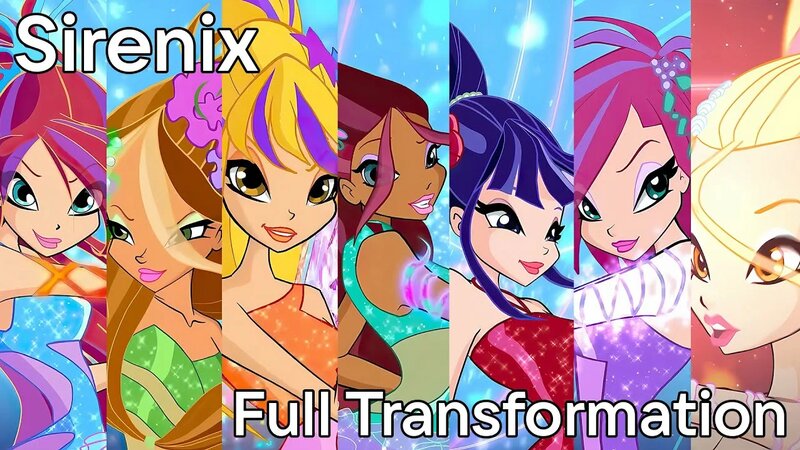 Winx Club | Sirenix 2D Full transformation 4K + Daphne [Updated]