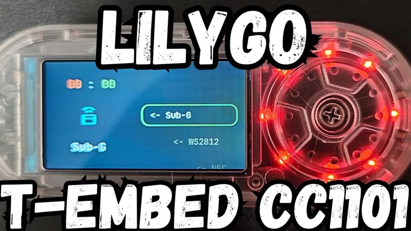 T-Embed Cc1101 от Lilygo полный обзор! - Смотреть онлайн в поиске Яндекса по Видео