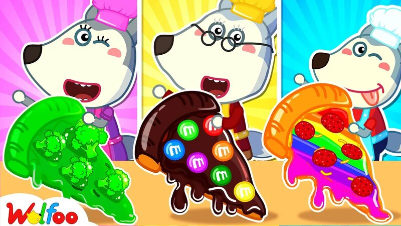 Pizza Challenge: Me vs Grandma Cooking Challenge | Cartoons For Kids ...