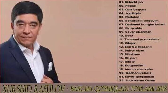 Видео Xurshid Rasulov Barcha qo'shiqlari to'plami 2018 - Хуршид Расулов новая песня 2018 | OK.RU ...