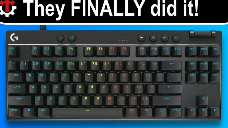 Logitech's Gaming Keyboard Revolution Is Finally Here! - Смотреть ...