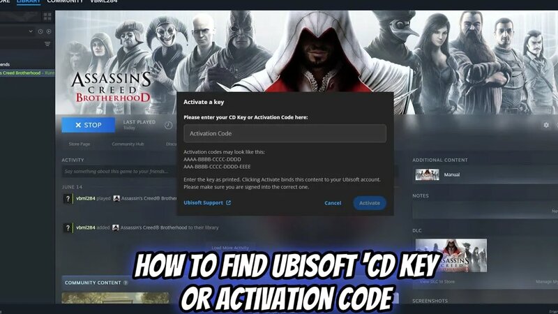 How to find Ubisoft CD Key or Activation Code 2024 - Yandex Video ...