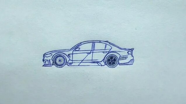 HOW to DRAW a BMW M5 F90 in the Style OF Cyberpunk 2077 - Смотреть ...