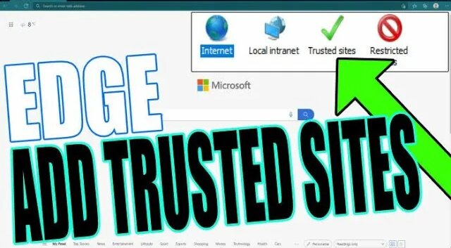 Microsoft Edge Add Website To Trusted Sites In Windows 11 - Yandex ...