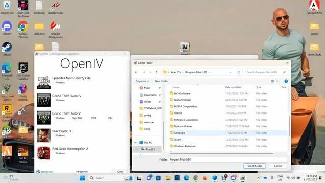 locating the gta5.exe file for openIV - Смотреть онлайн в поиске ...