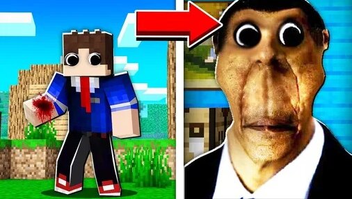 МЕНЯ Укусил Обунга В Майнкрафт 100% Троллинг Ловушка Мультик Obunga SCP ...