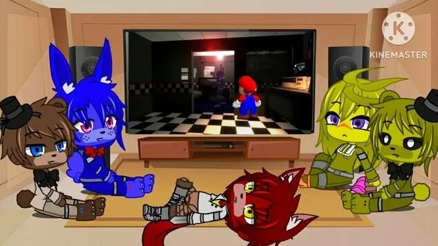 FNAF 1 Reacts to Freddy's Spaghettiria by @SMG4 + Bonus scene ...