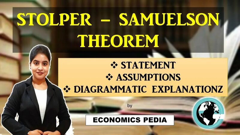 67. Stolper-Samuelson Theorem | Assumptions | Diagrammatic Explanation ...