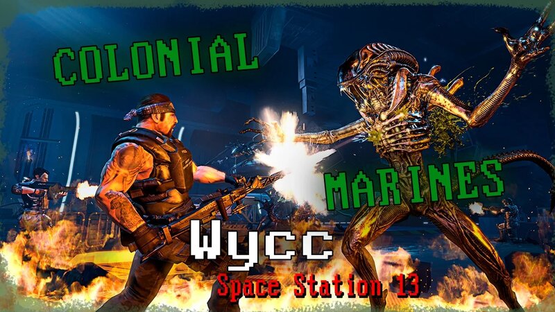 [Colonial Marines] Space Station 13 *Чужие против морпехов* #6 (Cтрим ...