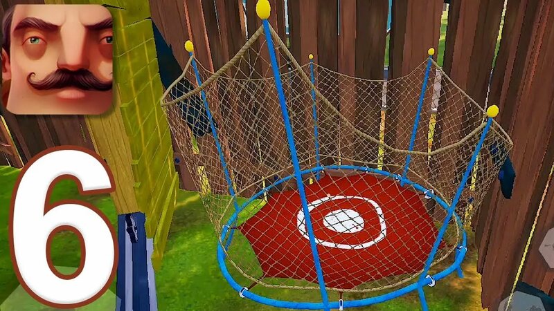Hello Neighbor - Gameplay Walkthrough Part 6 - Act 2: Trampoline Escape ...