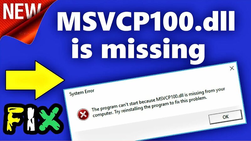Msvcp100.dll is missing from your computer Windows 10 \ 8 \ 7 Fixed (English) - Смотреть онлайн ...