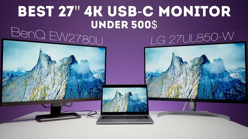 Best monitor for MacBook Pro | 4K 27 inch USB-C LG 27ul850 W vs BenQ ...