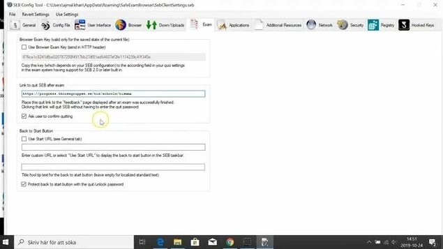 Safe Exam Browser Tutorial for configuration - Смотреть онлайн в поиске ...