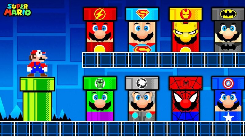 Mario Became Immortal in Super Mario Bros. with More Custom Superhero ...